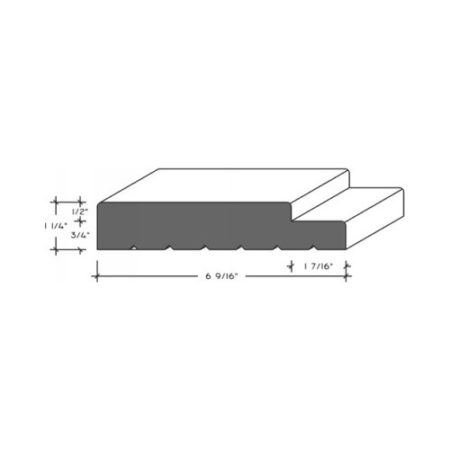 Item # J609S38 - 1 1/4" x 6 9/16" - Single Rabbet Door Jamb ...