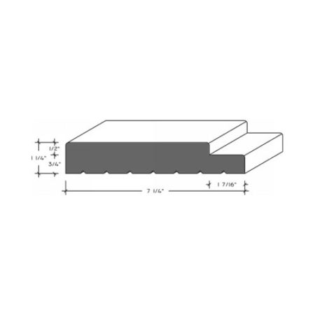 Item # J704S38 - 1 1/4" x 7 1/4" - Single Rabbet Door Jamb ...