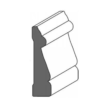 Item # 406 - 2 3/4" x 3/4" - Contemporary Casing - Distinctive Wood ...