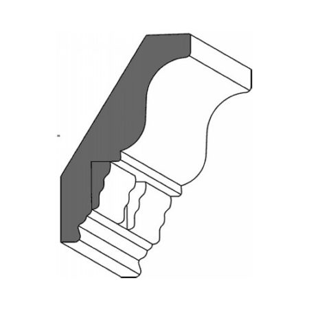 Item # 537 - 3 1/2" x 2 3/16" - Dentil Crown Moulding - Distinctive ...