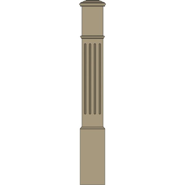 Fluted Posts - Distinctive Wood Designs Inc.